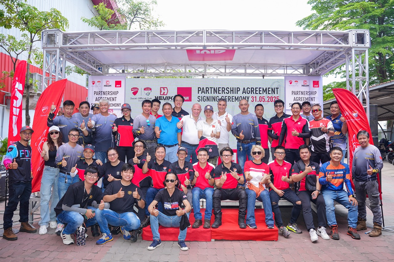 GIVI Việt Nam sẽ đồng hành cùng Câu lạc bộ Ducati TP.HCM - Vlog Xe